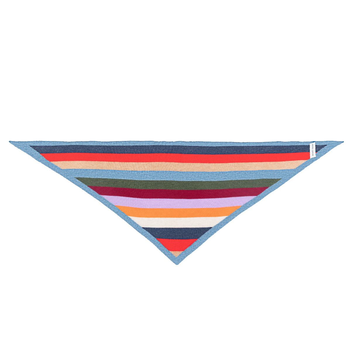Rainbow Triangle Cashmere Blend Scarf | Orwell + Austen